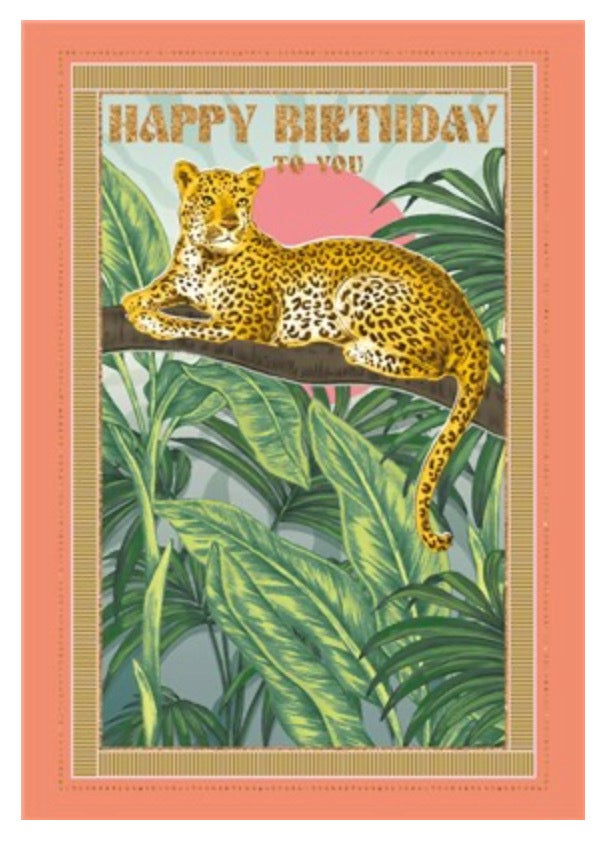 ‘Birthday Cheetah’ Card | The Garden Room